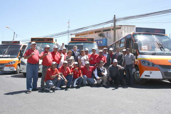 CALAMA YA CUENTA CON 17 NUEVAS Y MODERNAS MICROS | Region2.cl